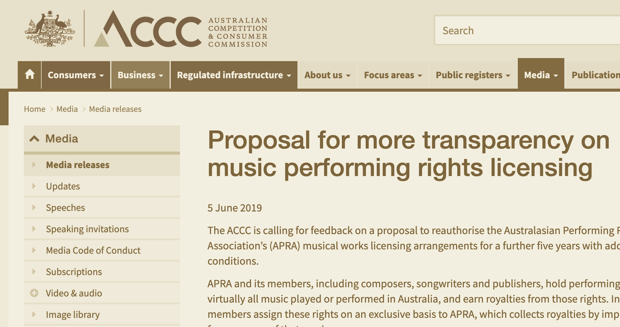 ACCC call for submissions on music rights - Blues Music Victoria